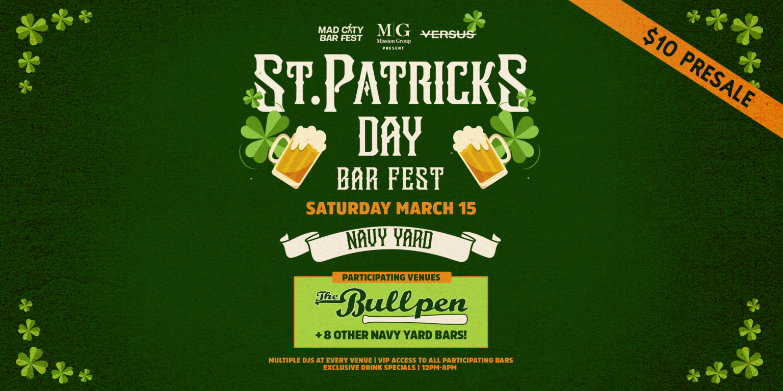 Events from March 15 – April 9 – The Bullpen